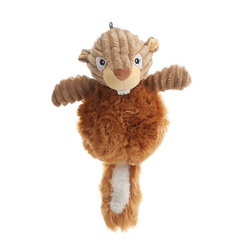 Dog Plush Squeaky Toys - Squirrel & Fox – Dog Nation